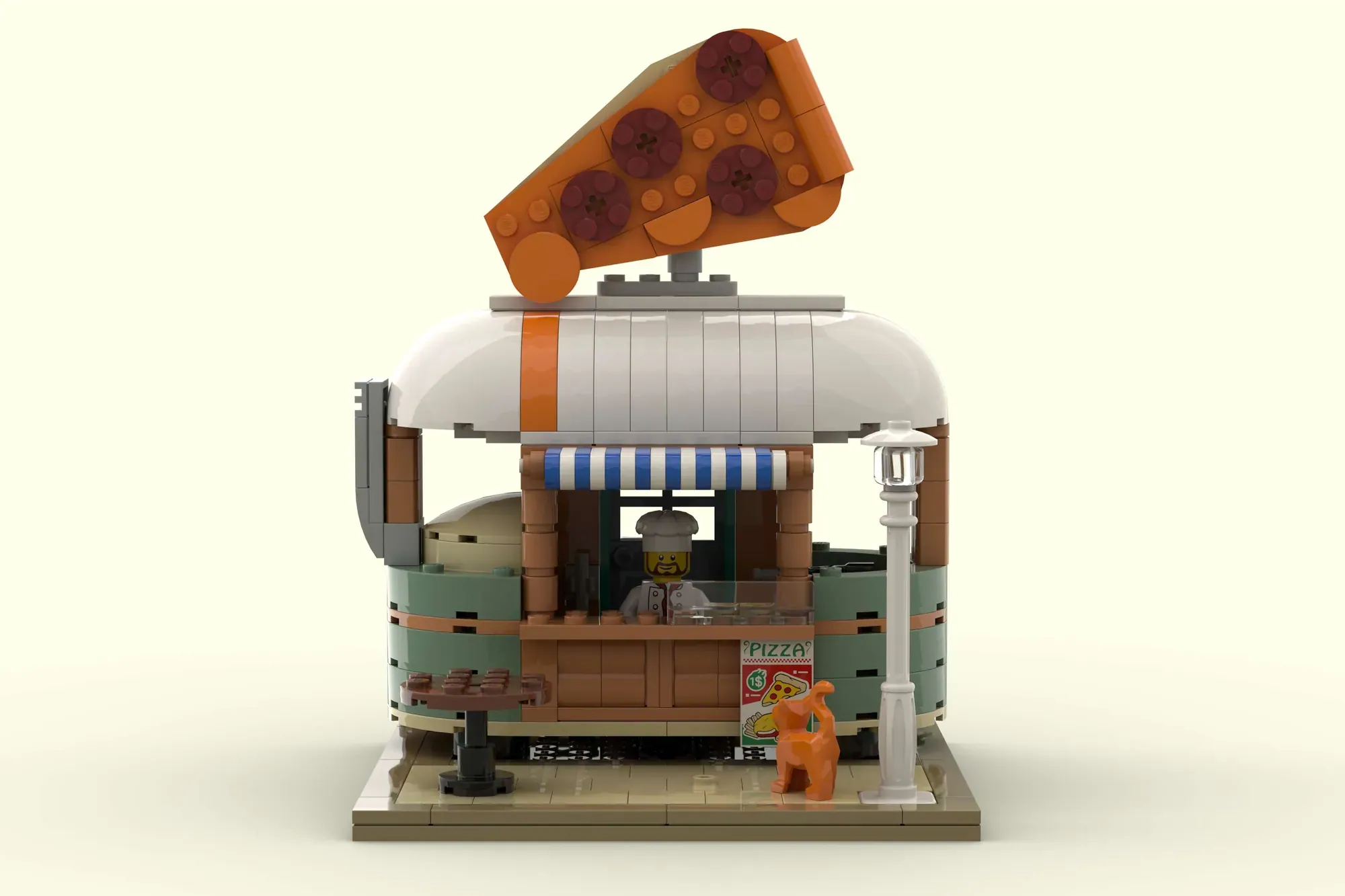 The Cheesy Drip Pizza Pod | LEGO® Ideas