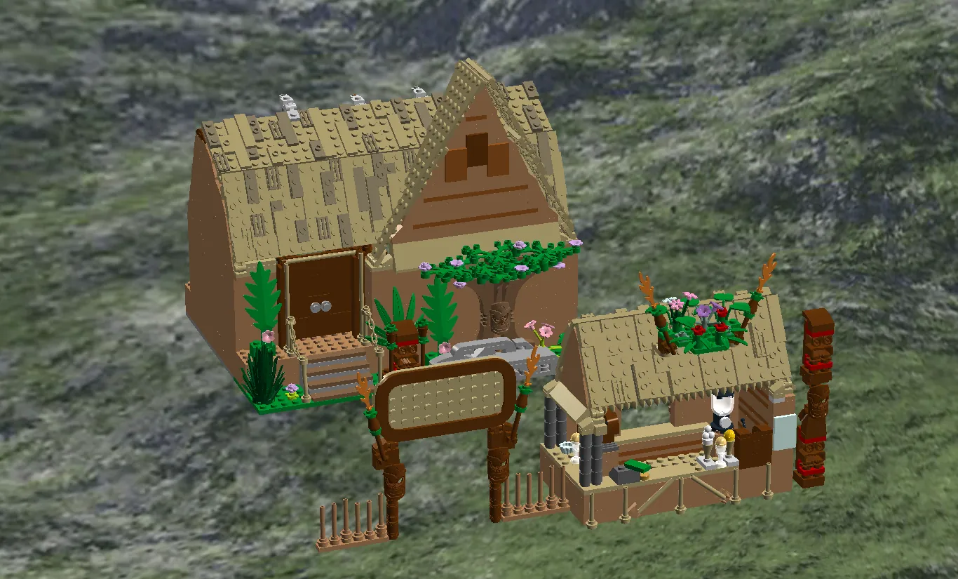 Walt Disney's Enchanted Tiki Room and Dole Whip Stand | LEGO® Ideas