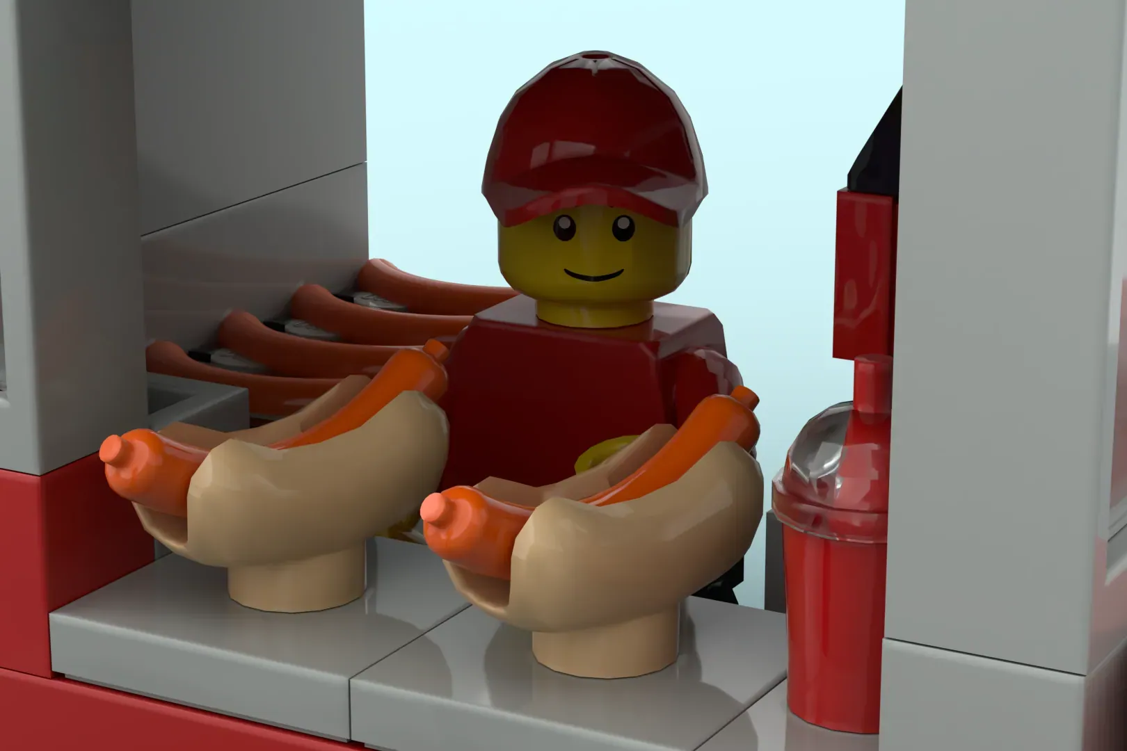 Scandinavian Hot Dog Stand | LEGO® Ideas