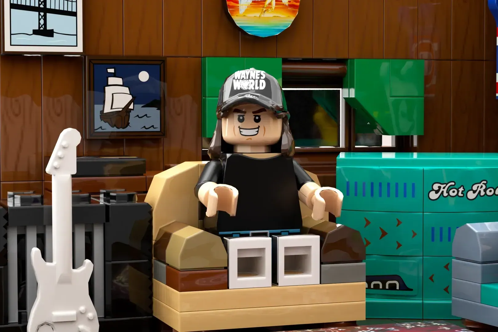 Wayne’s World Basement Studio | LEGO® Ideas