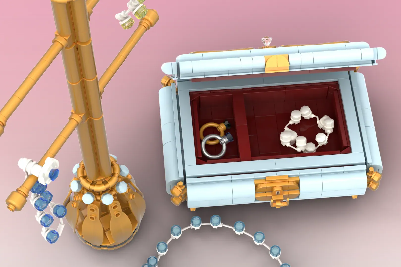 Vintage Jewellery Stand and Box | LEGO® Ideas