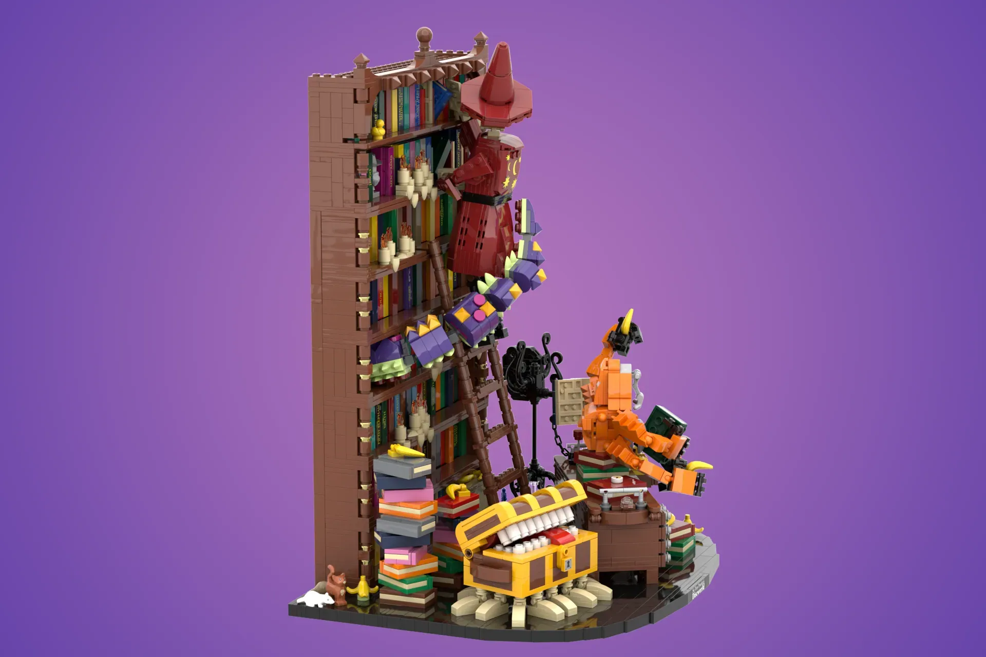 The Discworld Unseen University Library | LEGO® Ideas