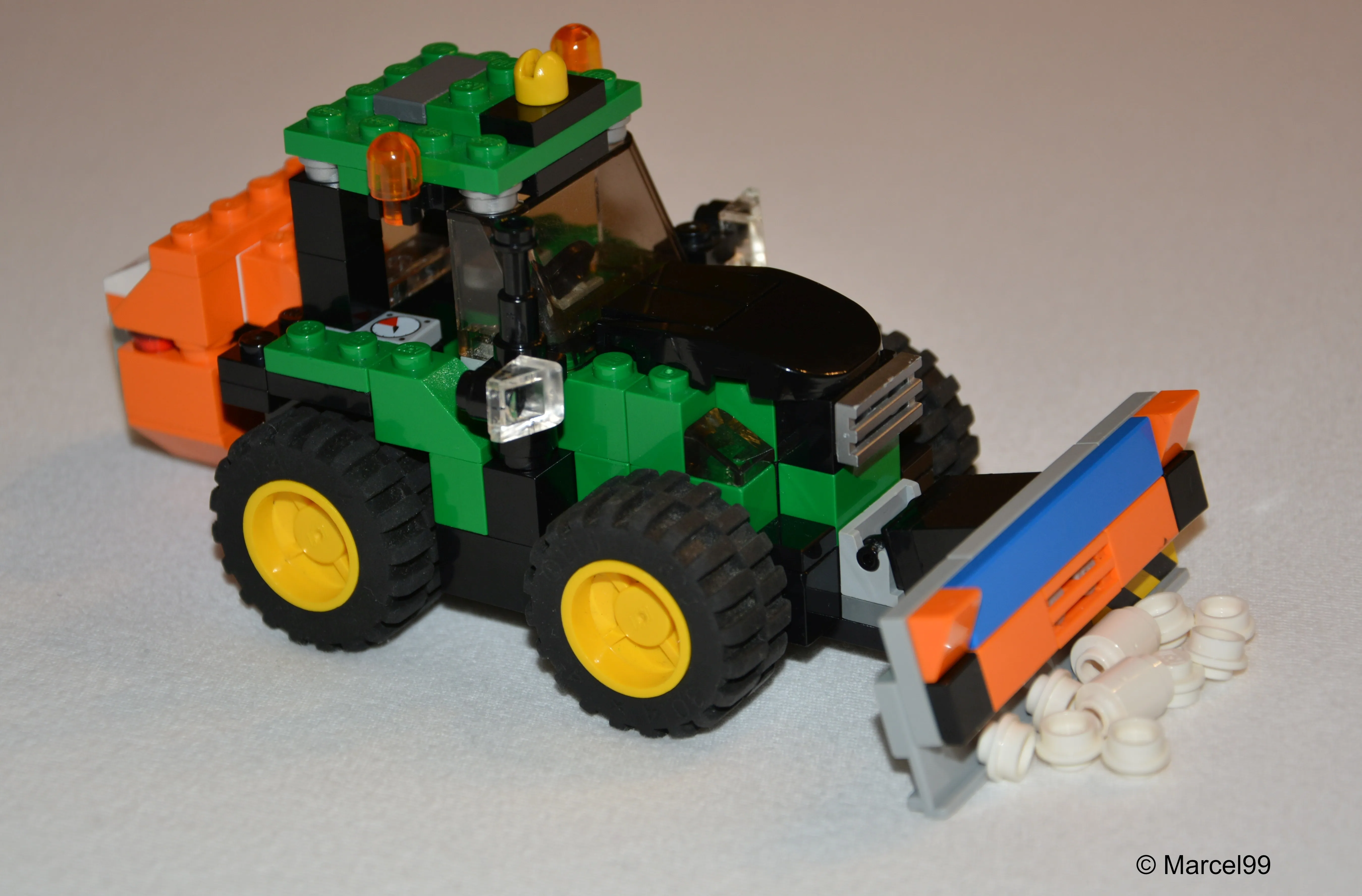 John Deere Tractor with Snow Plow - Winter Service | LEGO® Ideas
