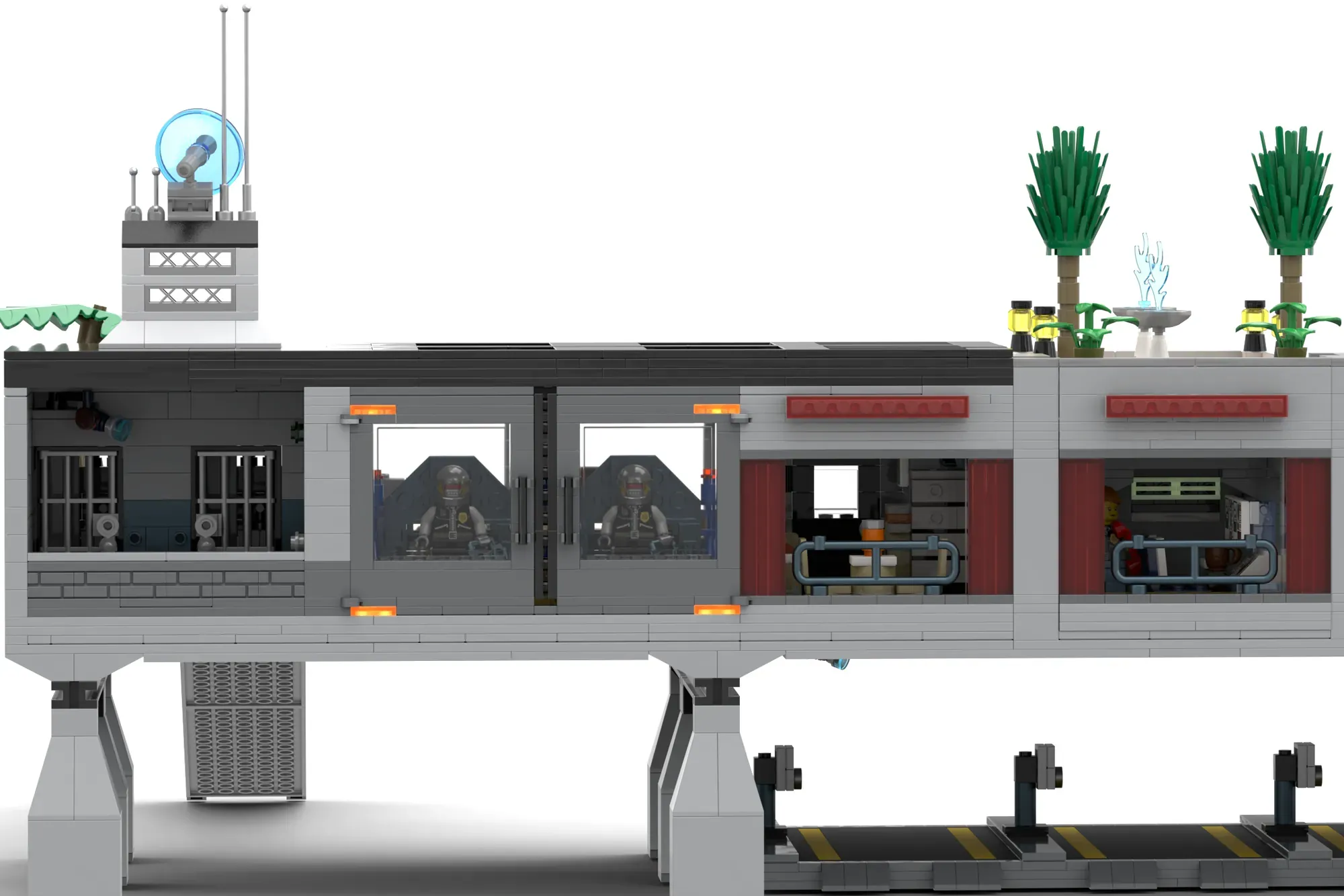 Complex One - Cyberfunk Club With Surveillance HQ | LEGO® Ideas