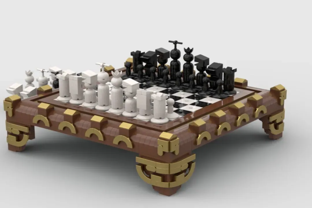 Ornate Chess and Checkers Board | LEGO® Ideas