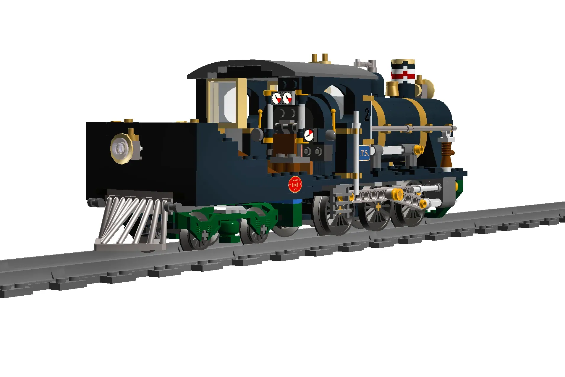 2B Steam Locomotive RC Set [LDD] | LEGO® Ideas