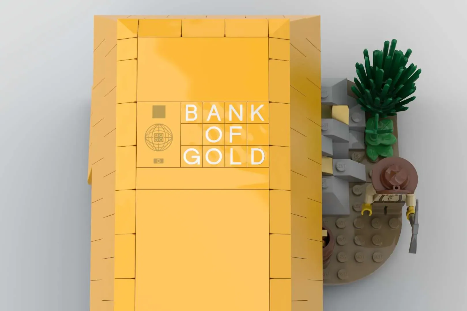 Gold Bar Money Box and Goldmine | LEGO® Ideas