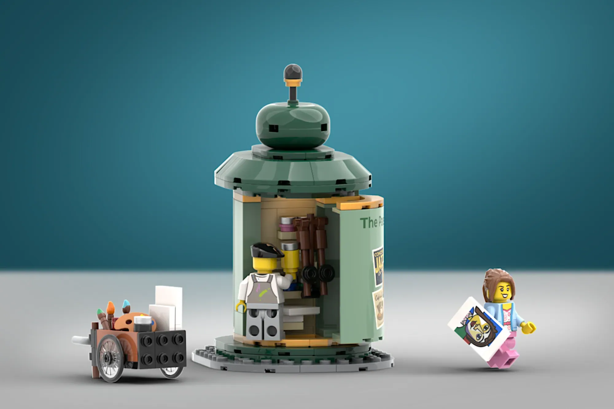 The Parisian Art Pavilion | LEGO® Ideas
