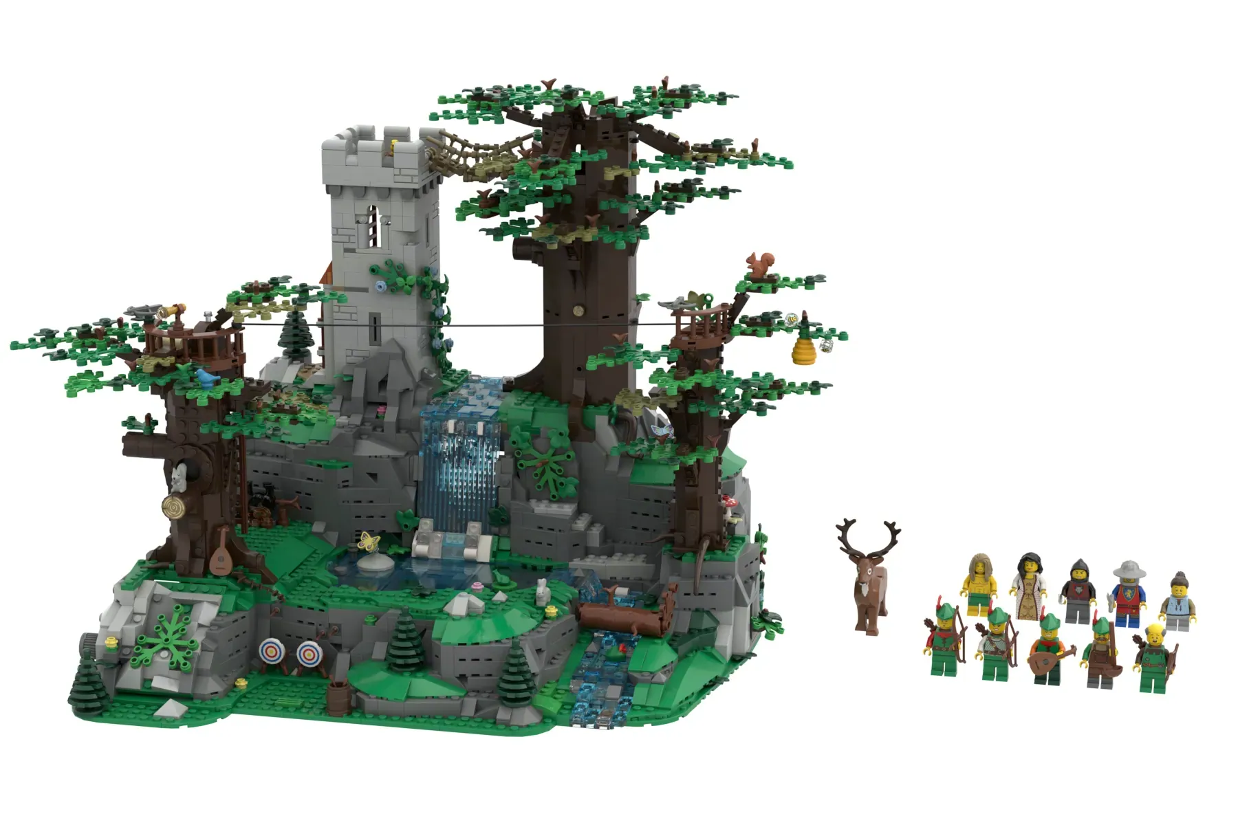 Forestmen Waterfall Hideout | LEGO® Ideas