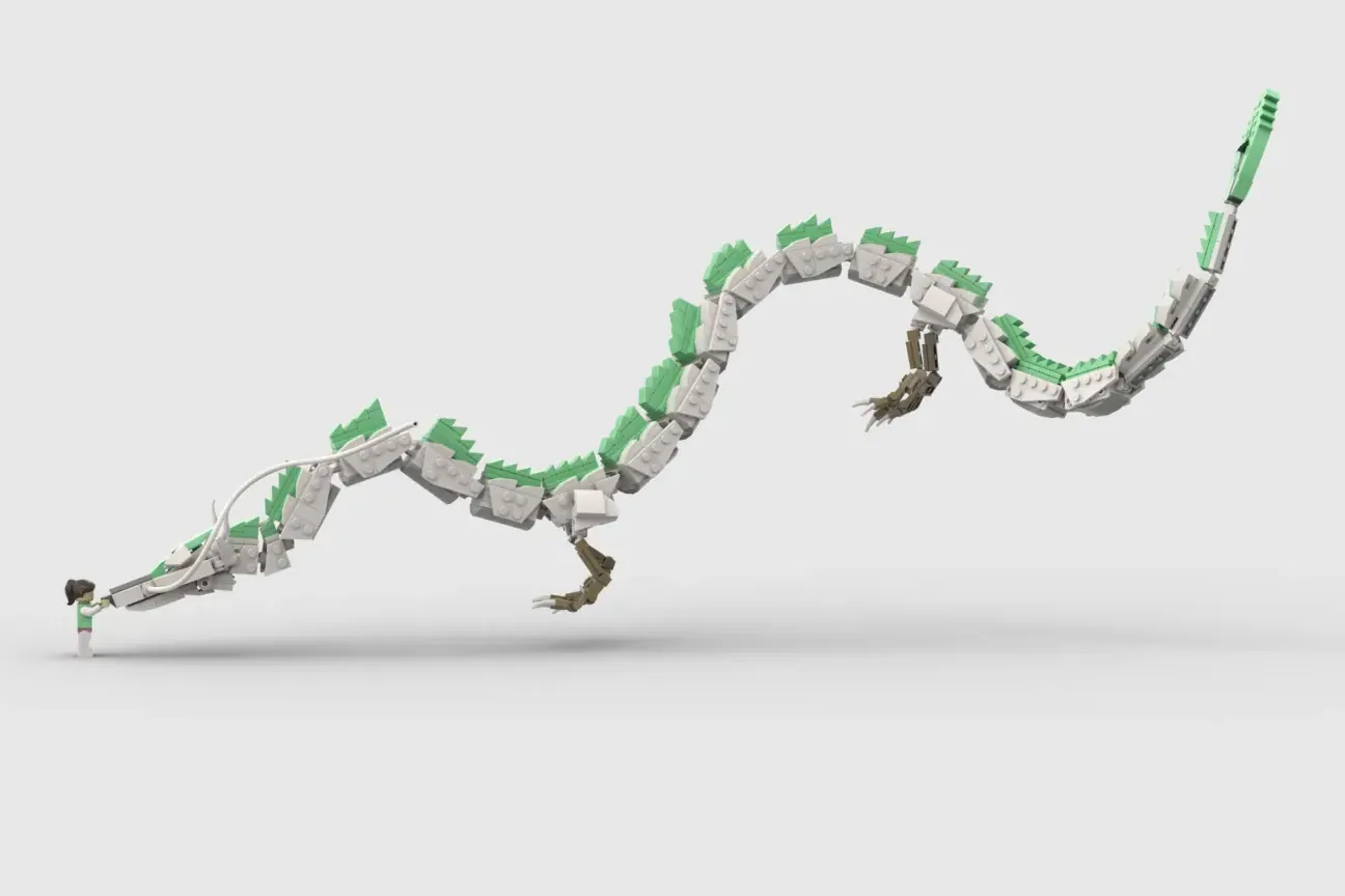 The Spiriting Away of Sen and Chihiro : HAKU DARGON | LEGO® Ideas