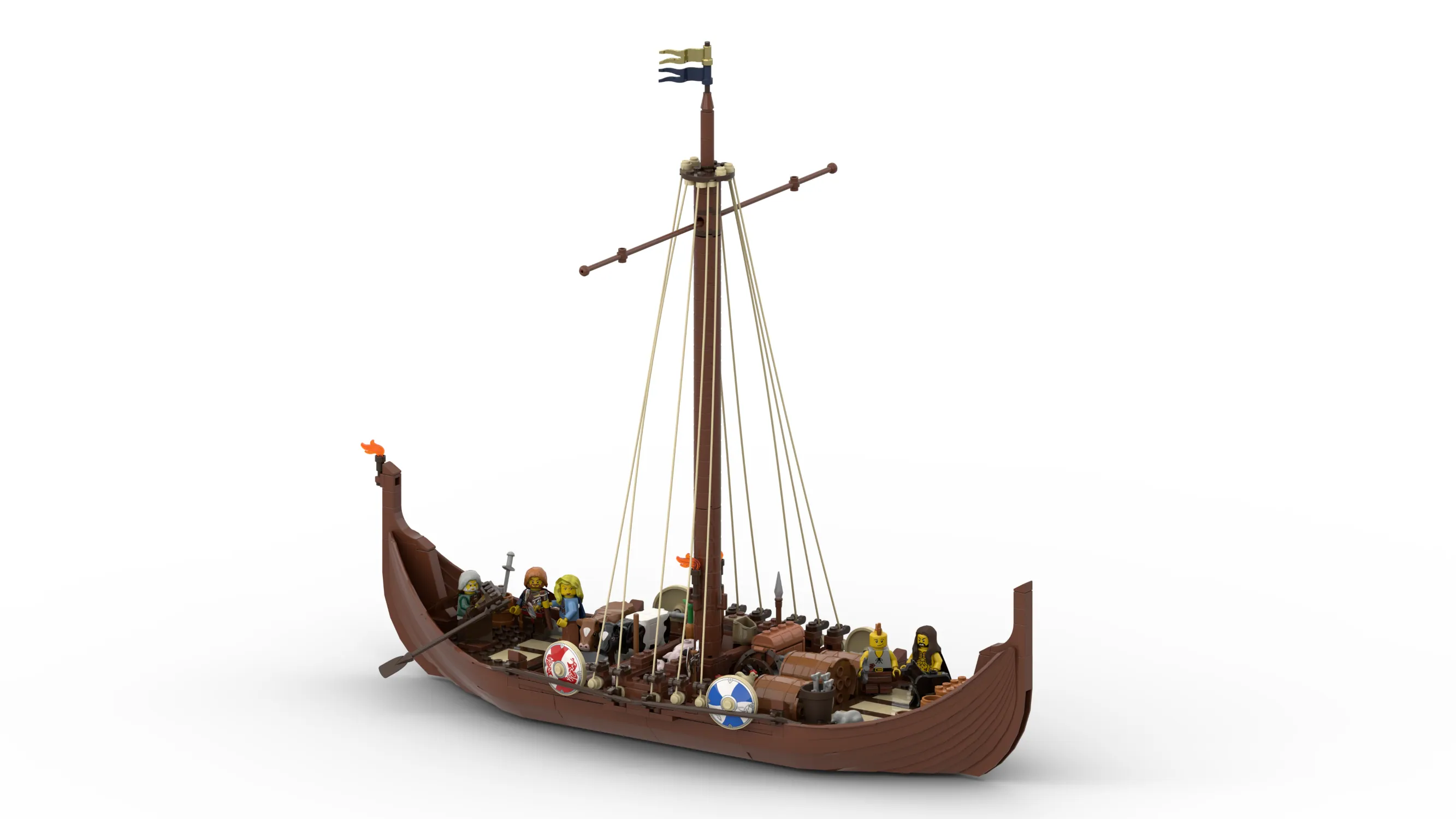 The Viking Merchants - Medieval Trading Ship | LEGO® Ideas