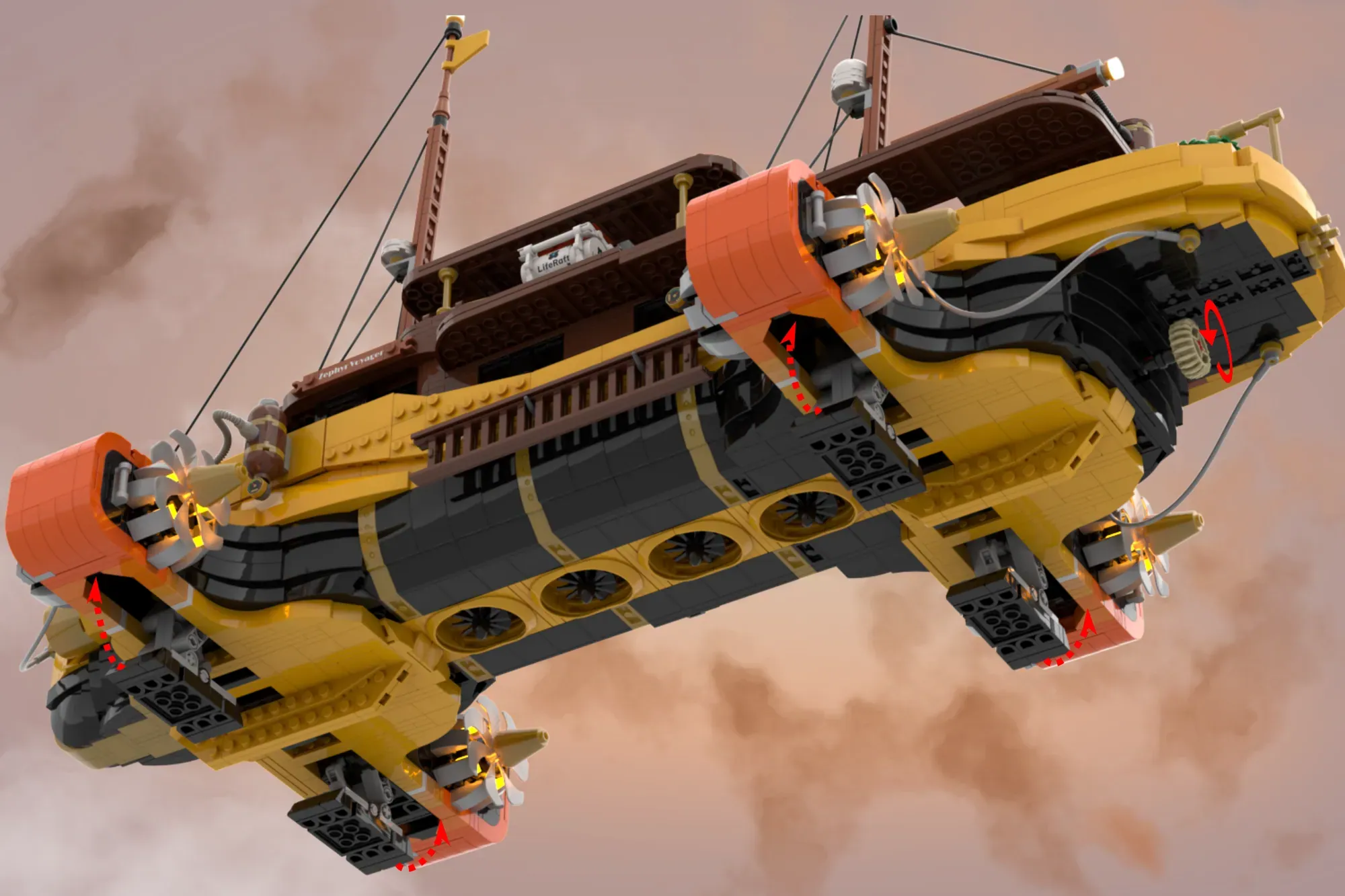 Zephyr Voyager: Chet Flybergs Amazing Airship | LEGO® Ideas