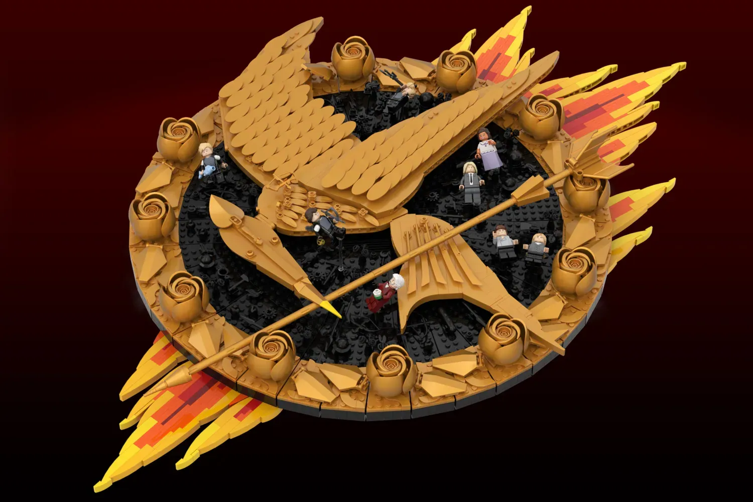 The Hunger Games Mockingjay Wall Art | LEGO® Ideas