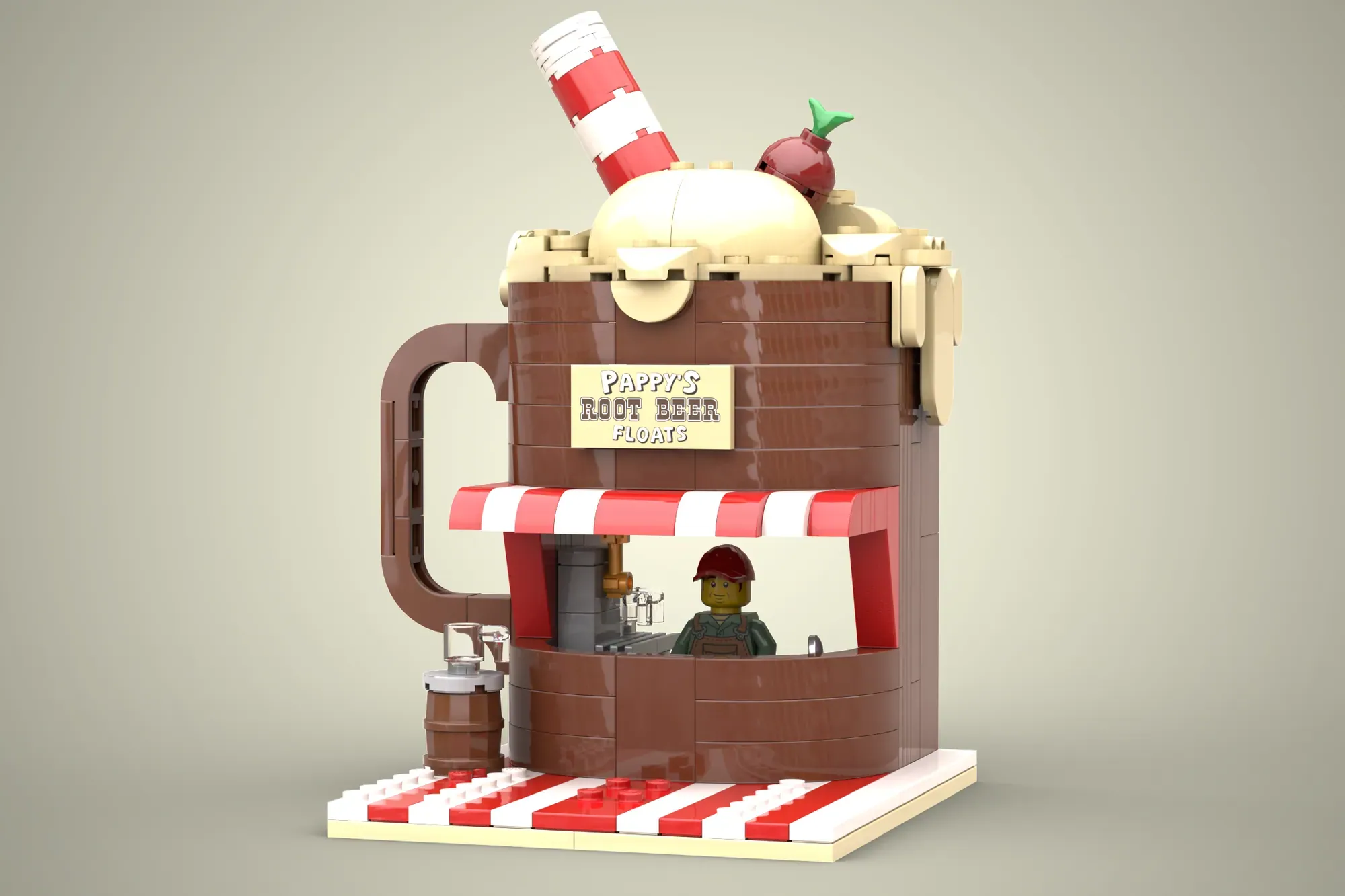 Root Beer Float Vendor | LEGO® Ideas
