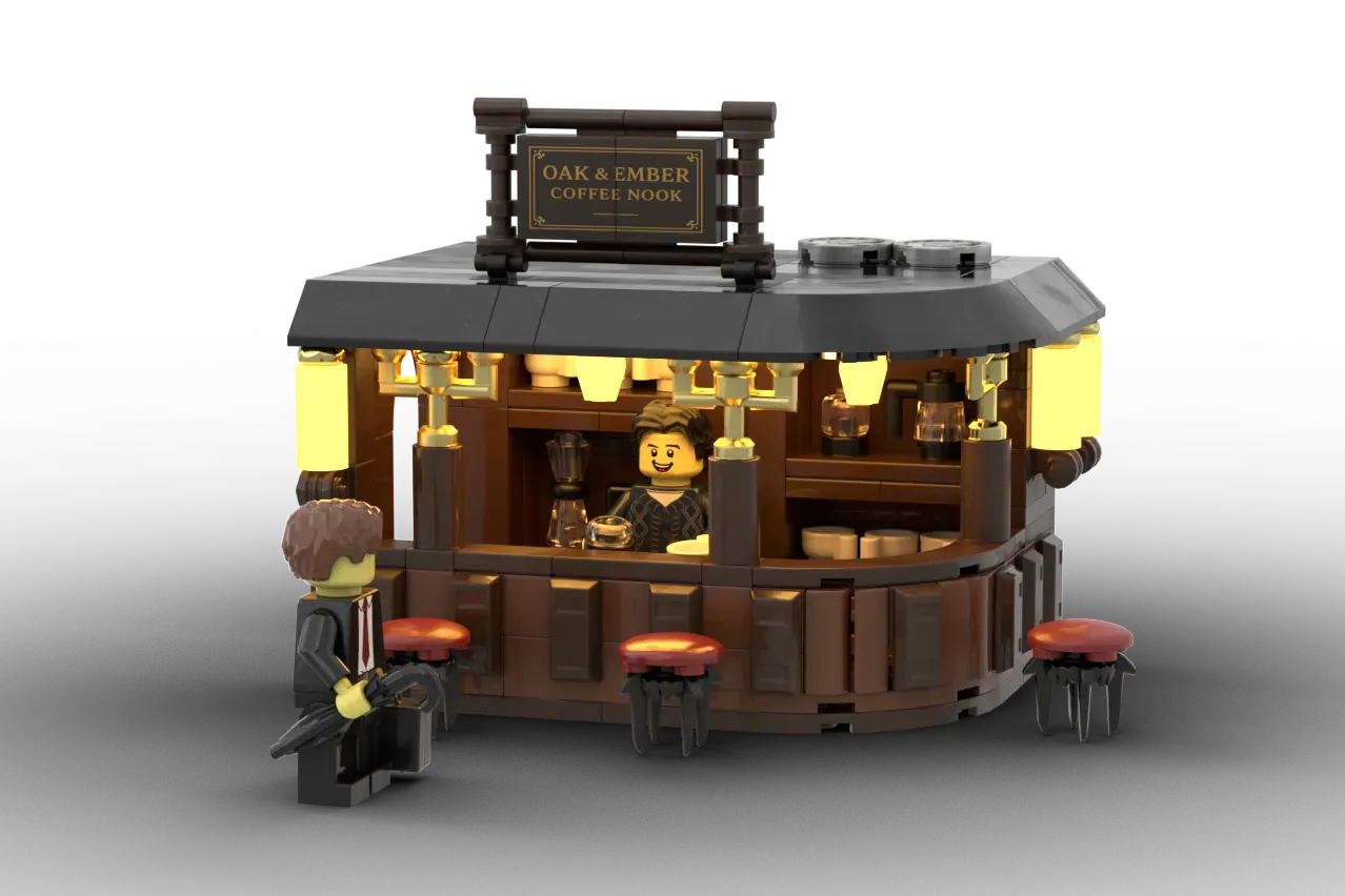Oak & Ember Coffee Nook | LEGO® Ideas