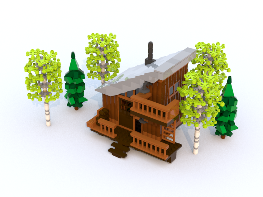 Minecraft Campsite With Cabins