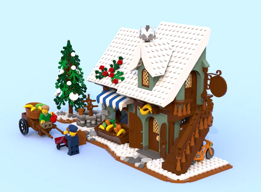 Winter Green Grocer | LEGO® Ideas