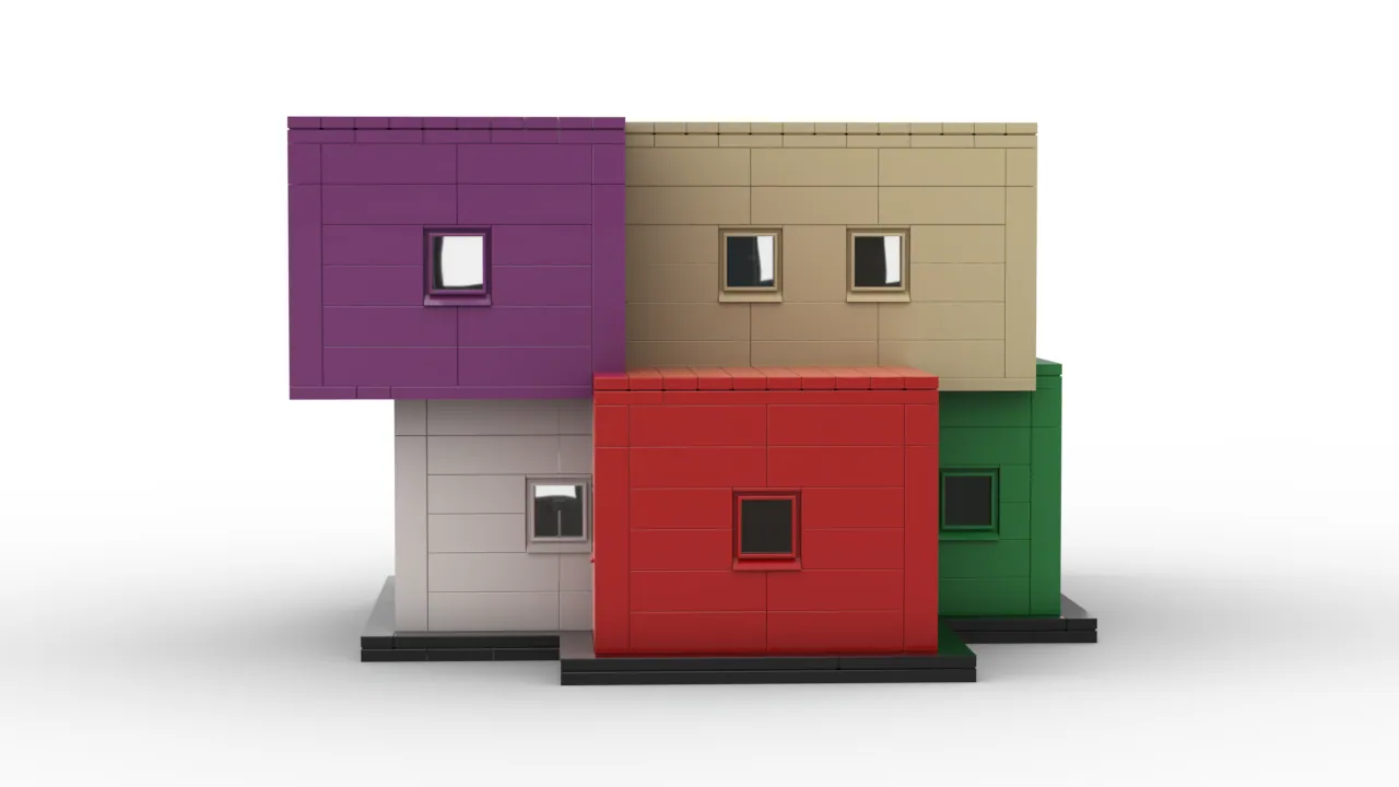 Colorful Blocky House | LEGO® Ideas