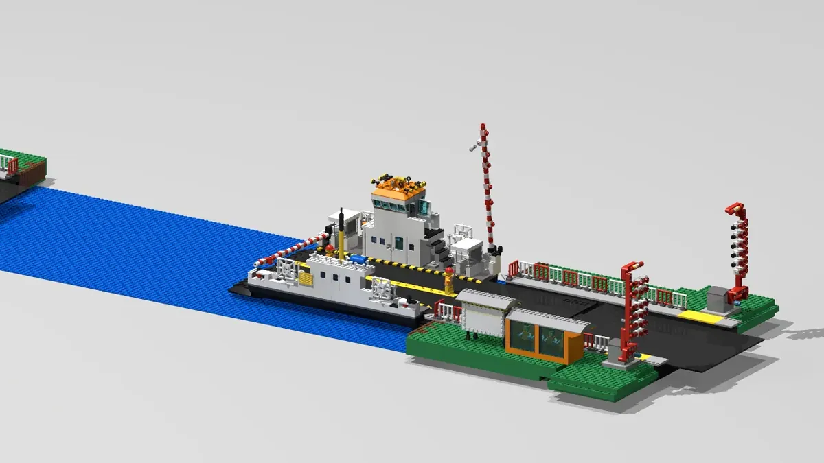 LEGO IDEAS - Here Is My Car Ferry Audorf!