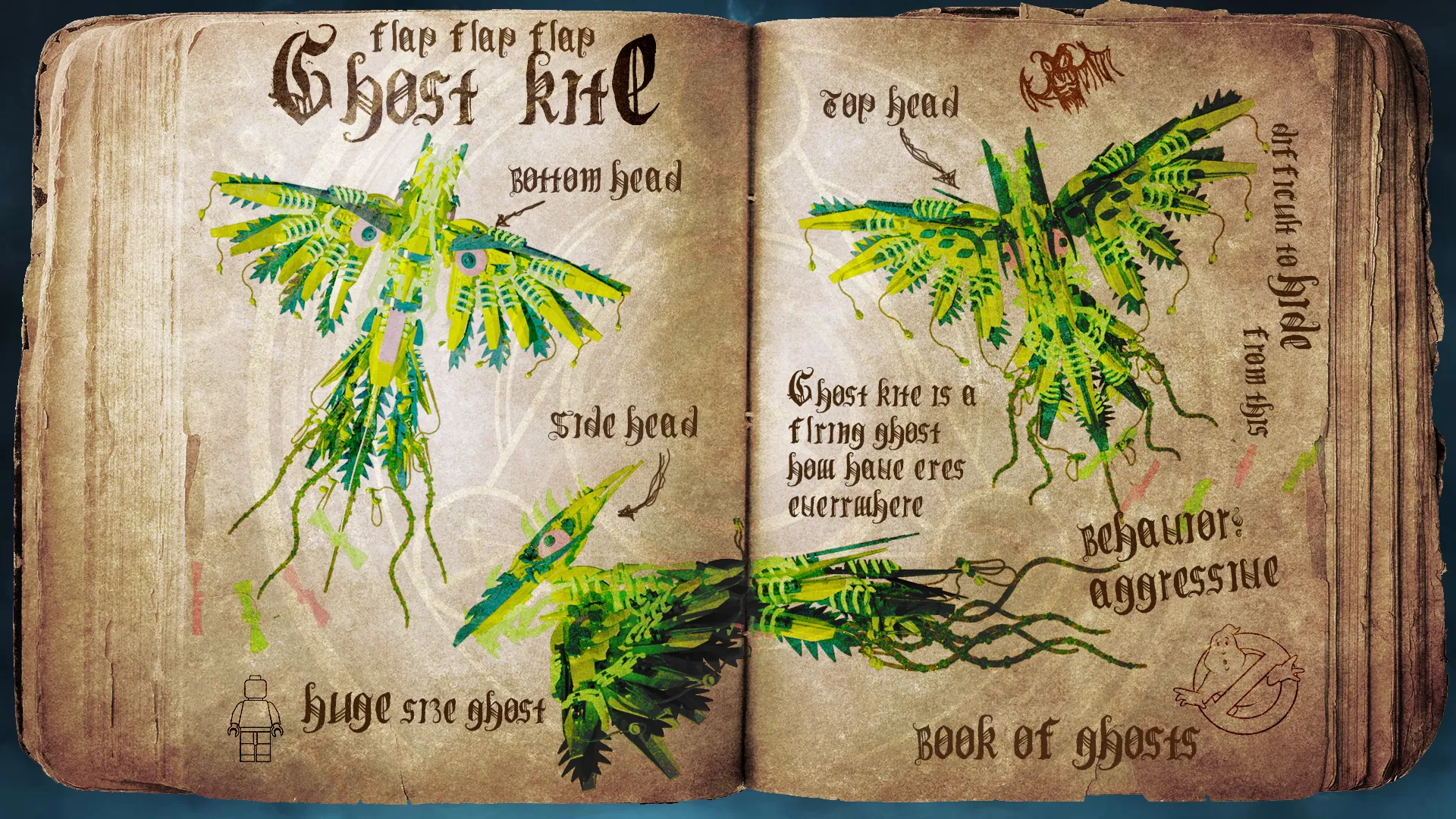 The Ghost Kite Flap Flap Flap! | LEGO® Ideas