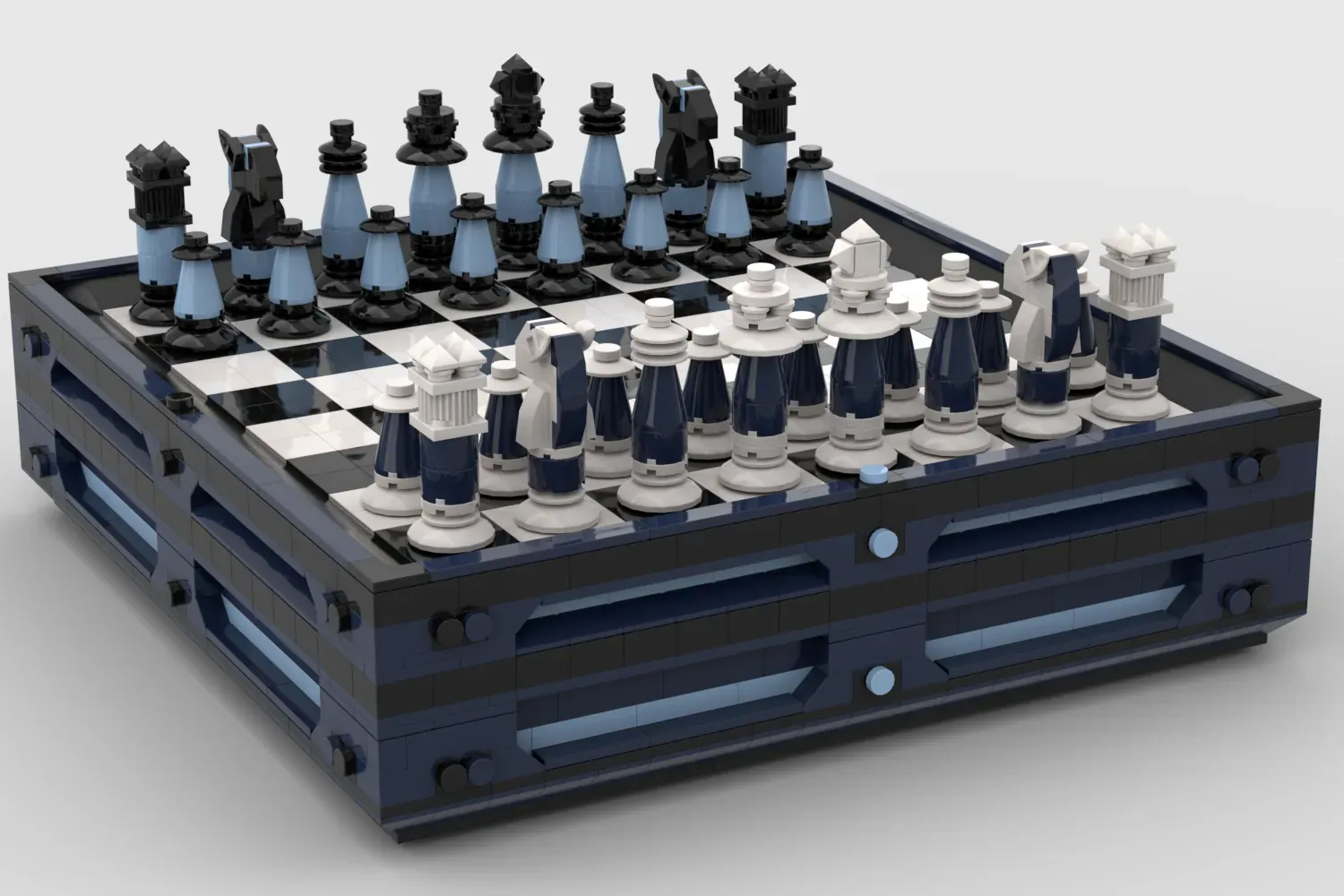 Love Every Grid Object (LEGO) Chess Set | LEGO® Ideas