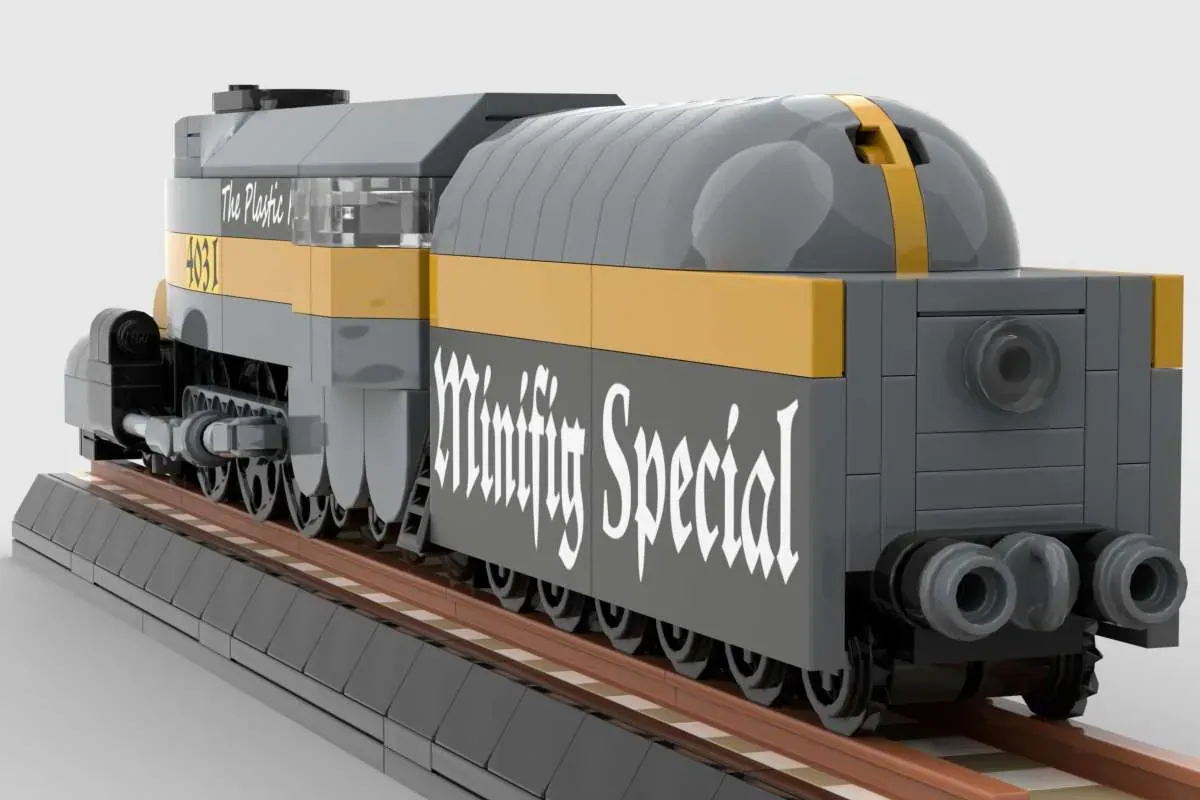 Midi Scale Streamline Steam Locomotive Display | LEGO® Ideas