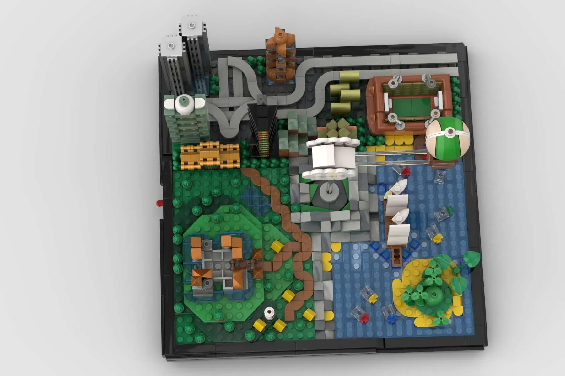 Globe-Trotting by Hot Air Ballon | LEGO® Ideas