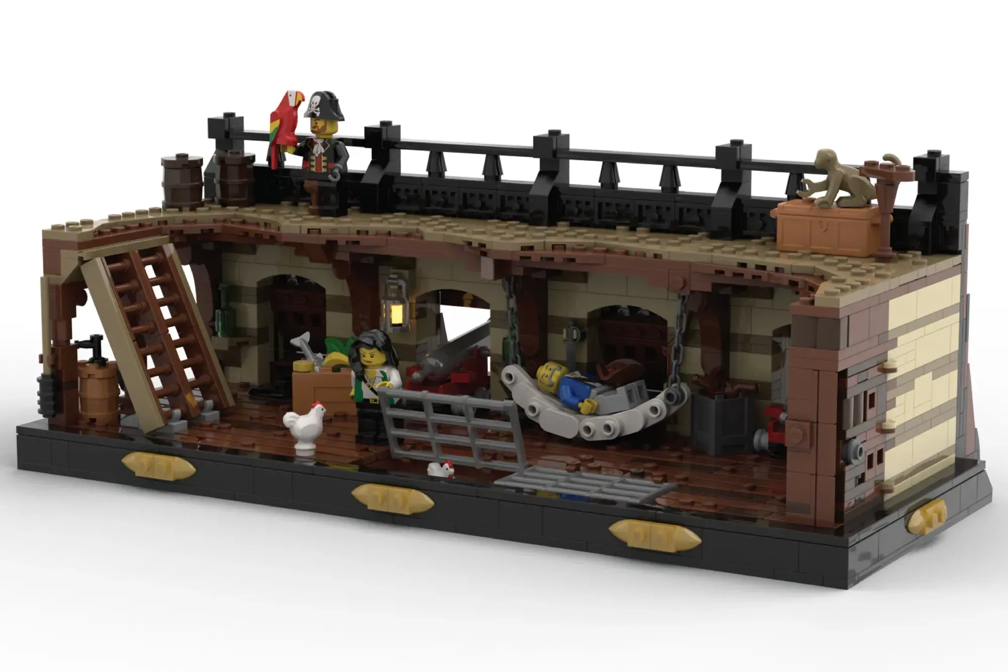 Below Decks: A Pirate’s Life - Diorama | LEGO® Ideas