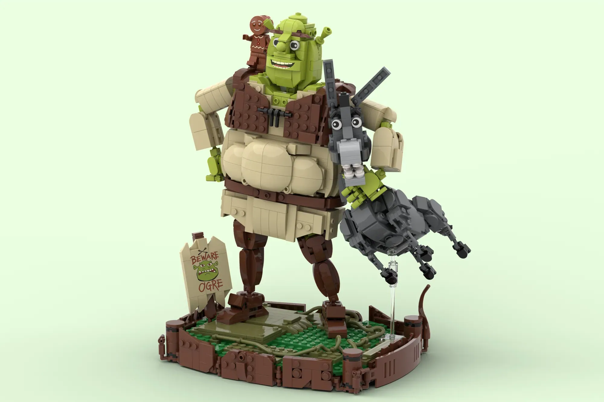 Shrek’s Swamp – Display Model Featuring Shrek and Friends | LEGO® Ideas