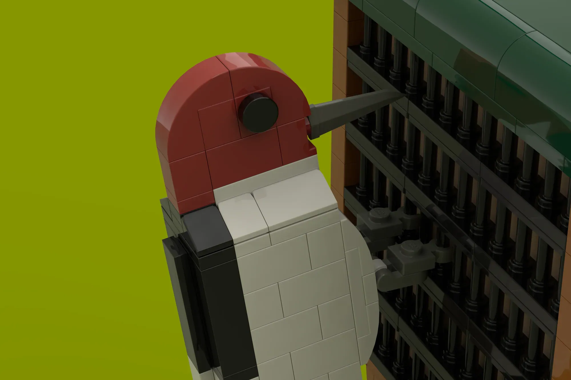 Tail-Prop Suet Feeder | LEGO® Ideas