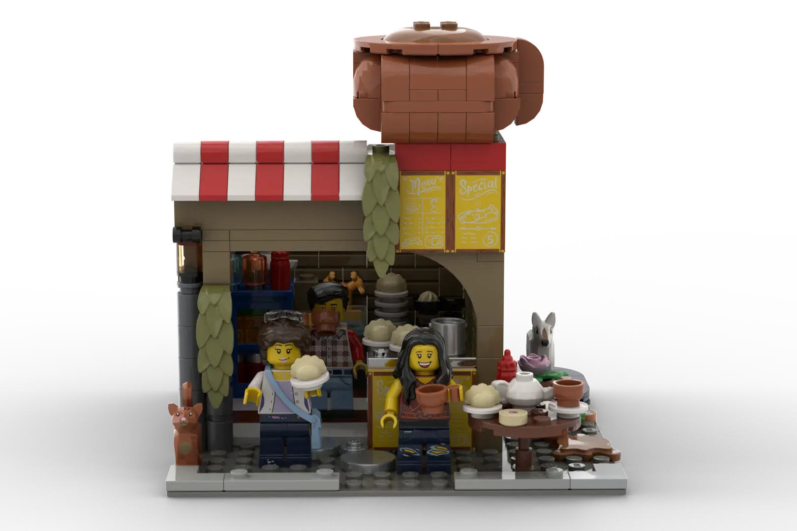 Momo and Chai Stall | LEGO® Ideas