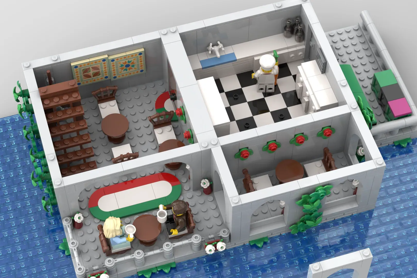 Riverside Restaurant | LEGO® Ideas