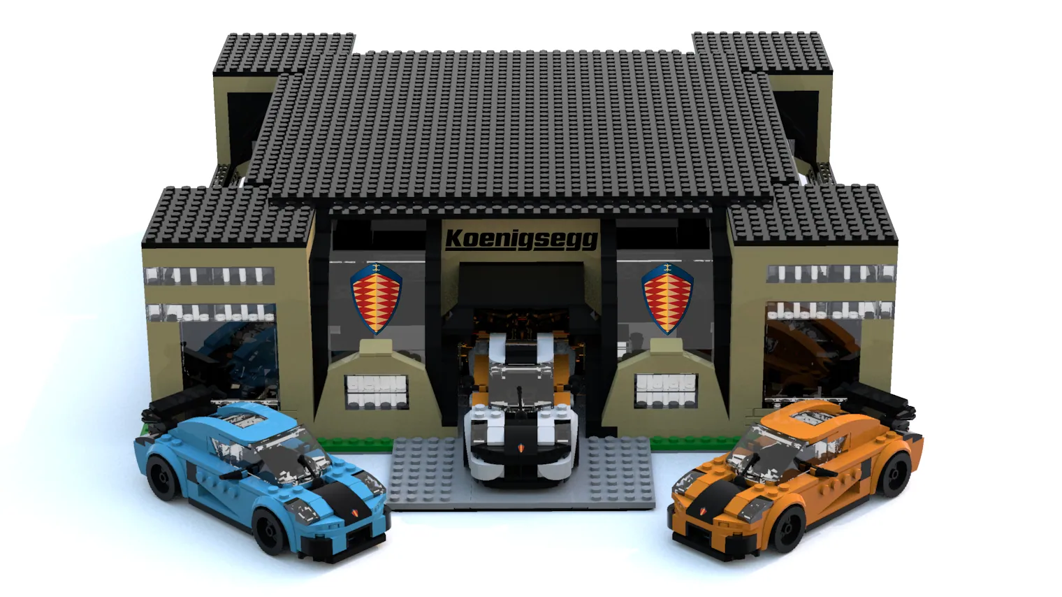 Koenigsegg Dealership and Showroom | LEGO® Ideas