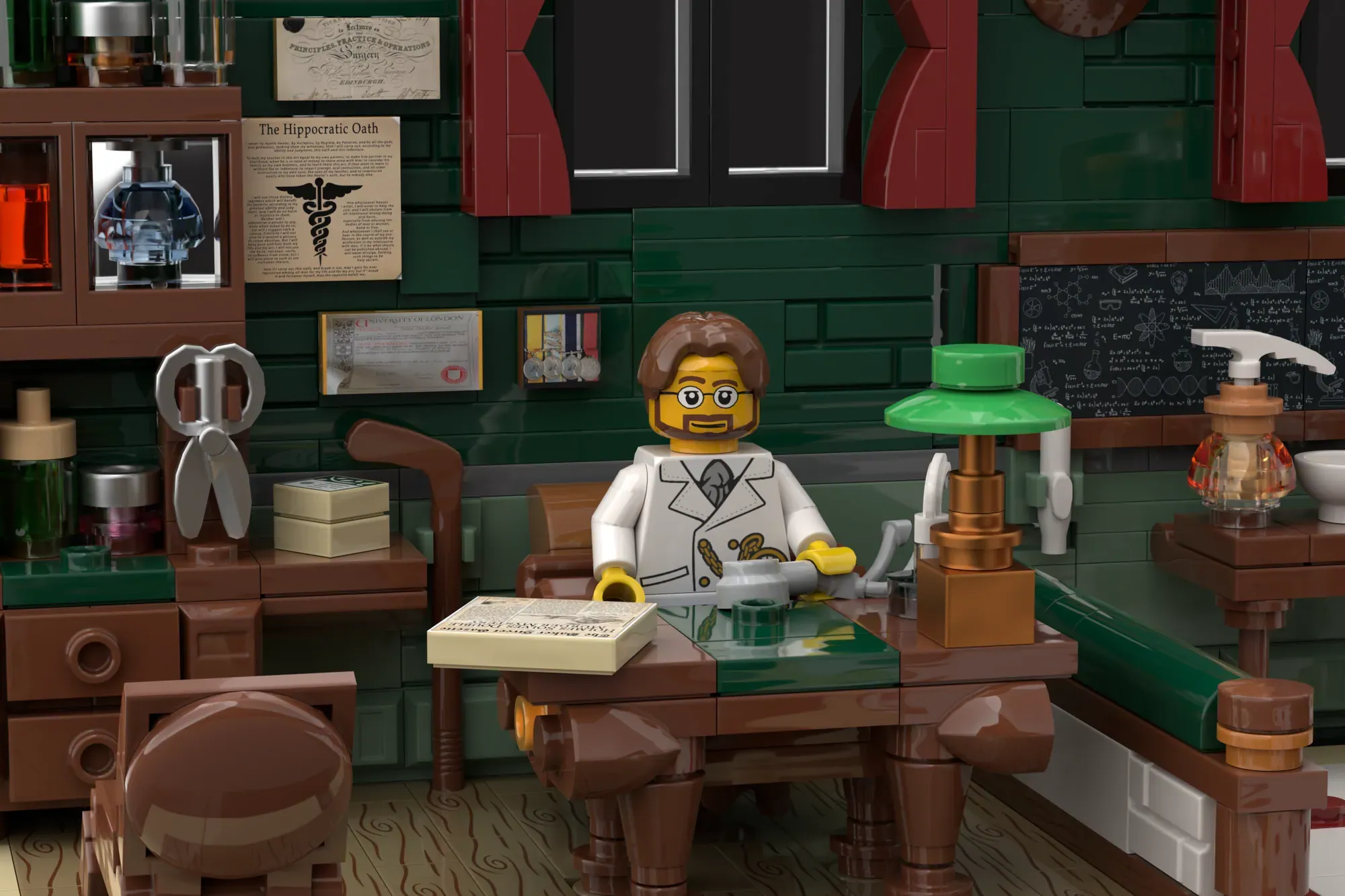 Doctor Watson’s Office: A 19th Century Victorian House | LEGO® Ideas