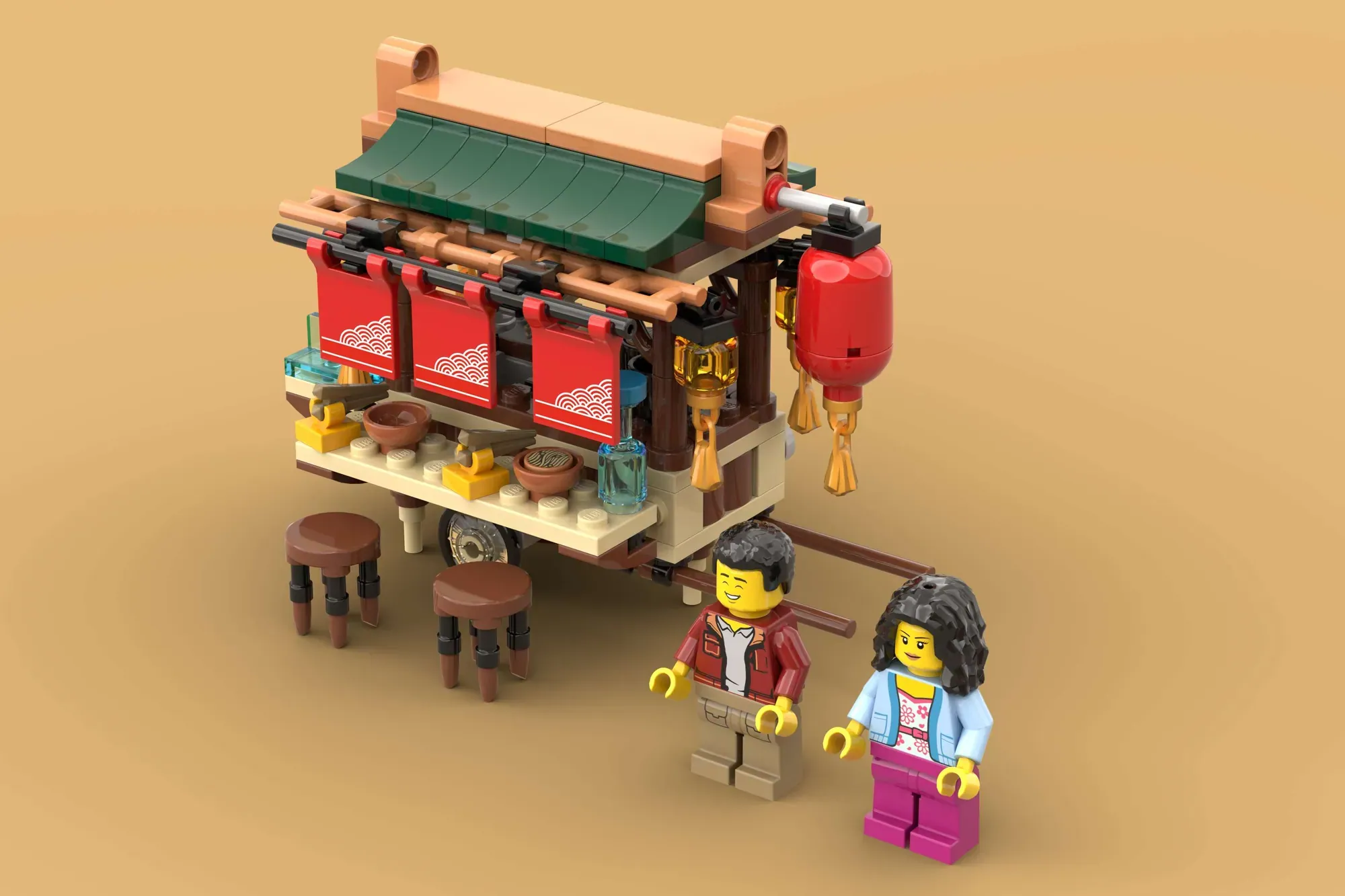 Yatai - Japanese Food Stall! Oishii! | LEGO® Ideas