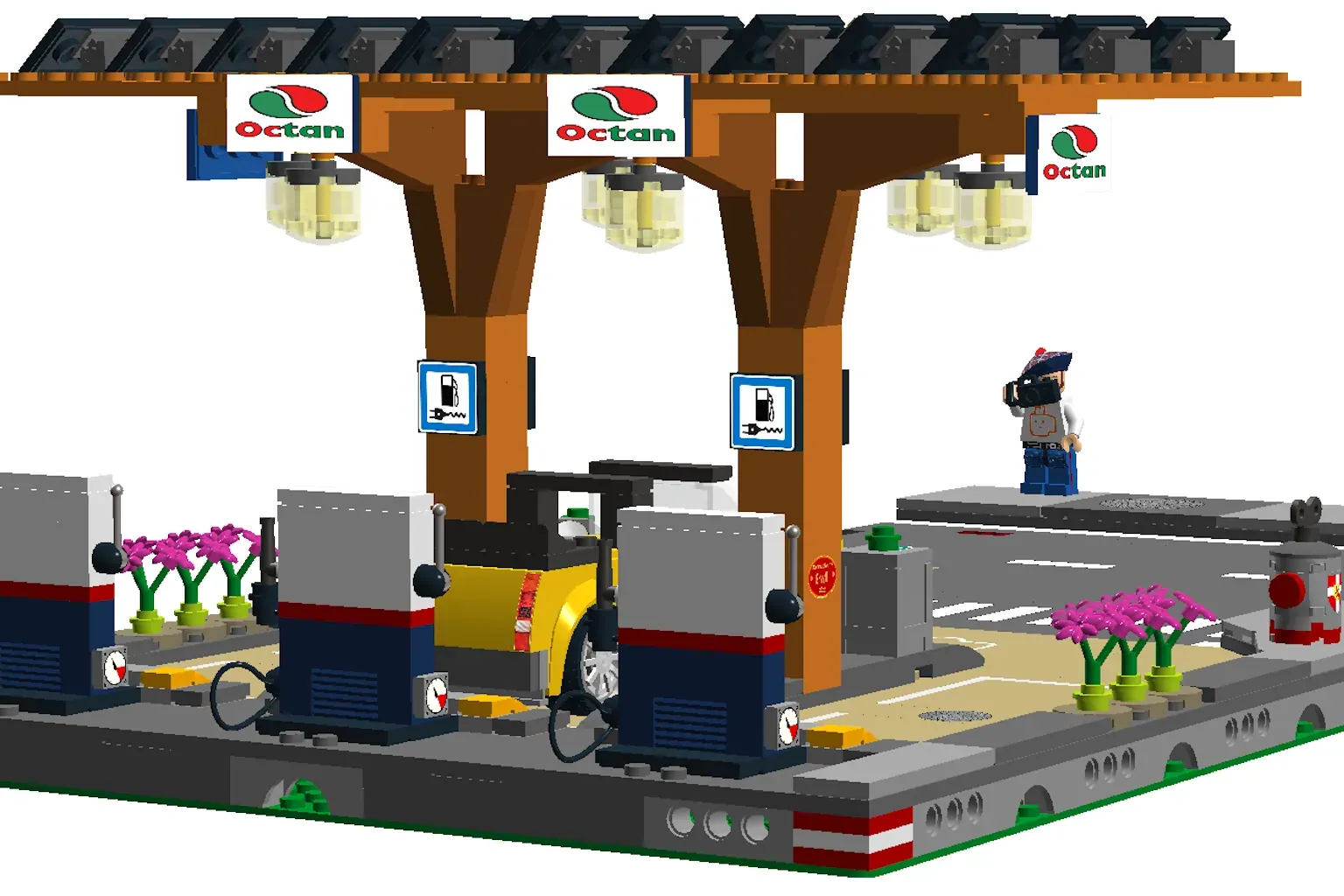 Electric Car Charging Station [LDD] | LEGO® Ideas