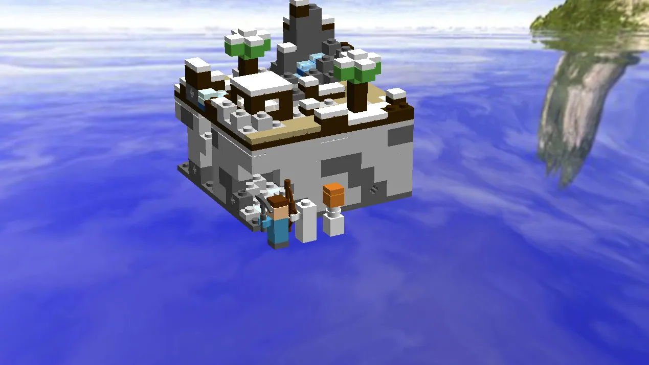 Minecraft Micro World: Snow Biome | LEGO® Ideas