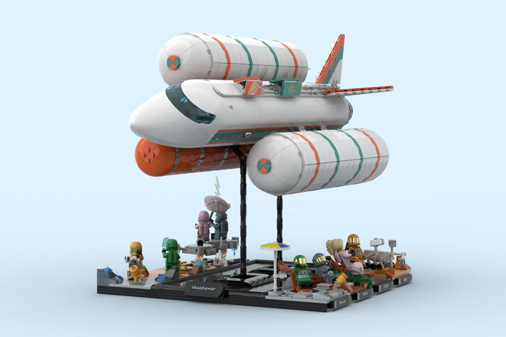 The Vacationer: All-Inclusive Vacation in Space! | LEGO® Ideas