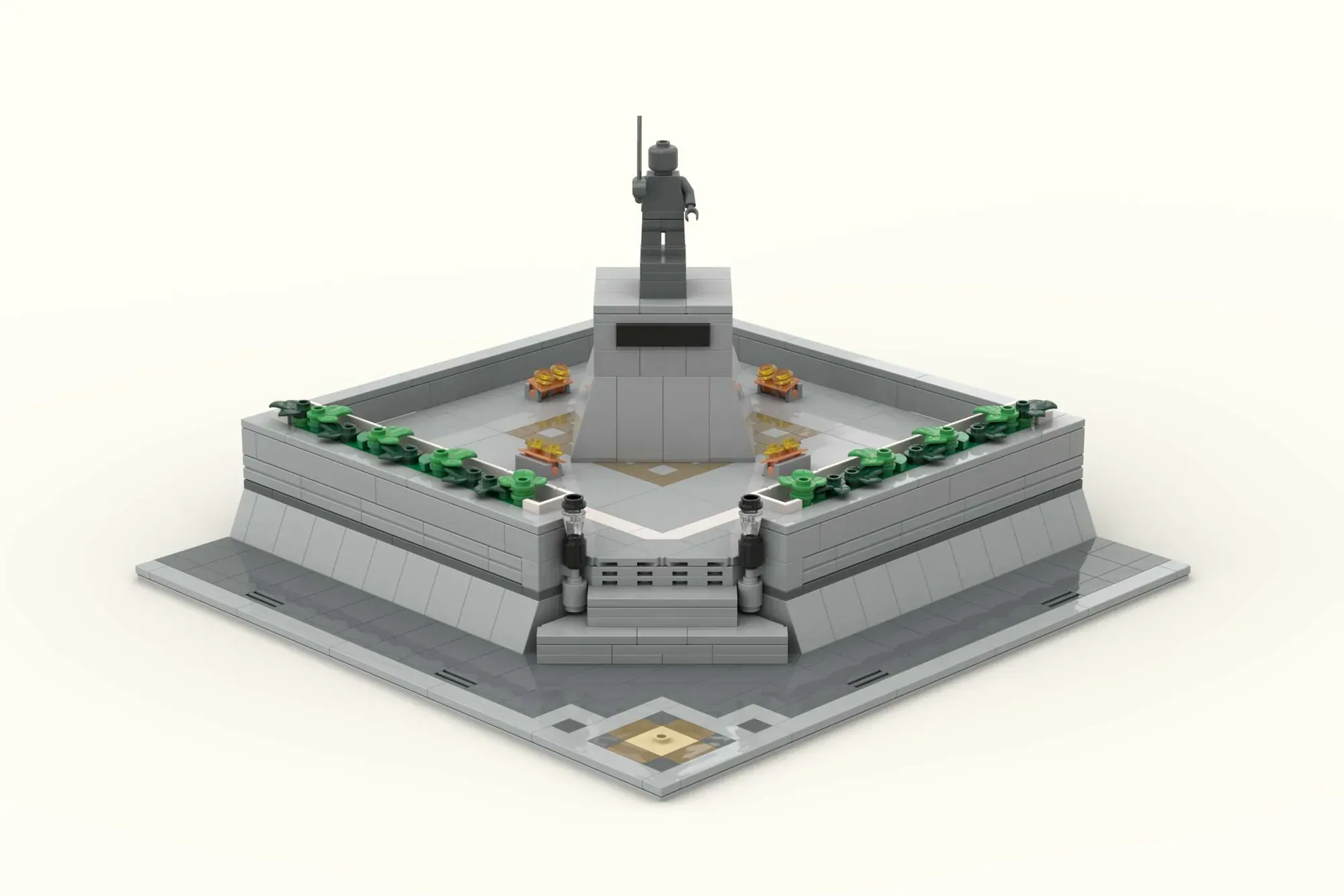 Modular City Memorial Corner | LEGO® Ideas