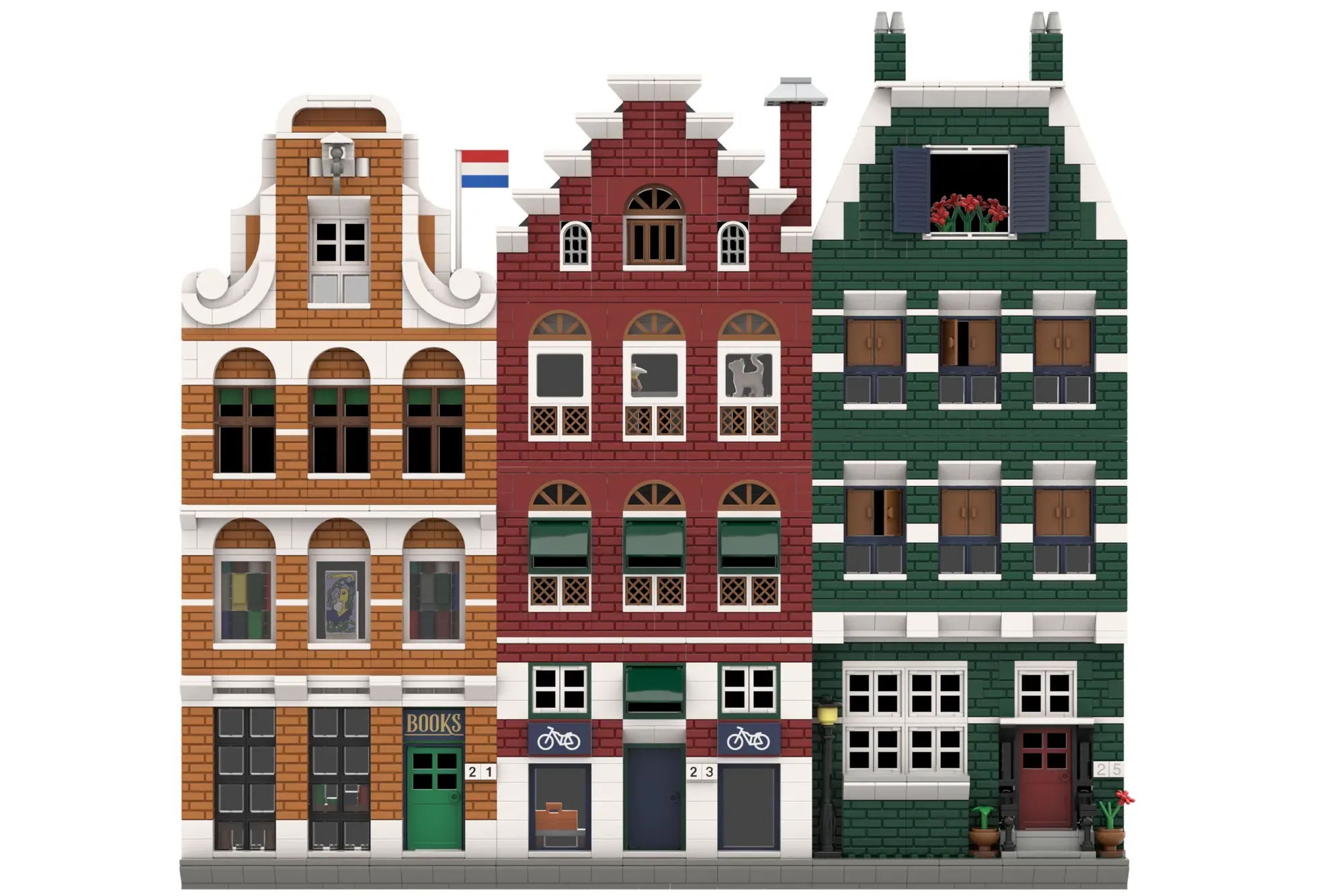 Modular Dutch Facades | LEGO® Ideas