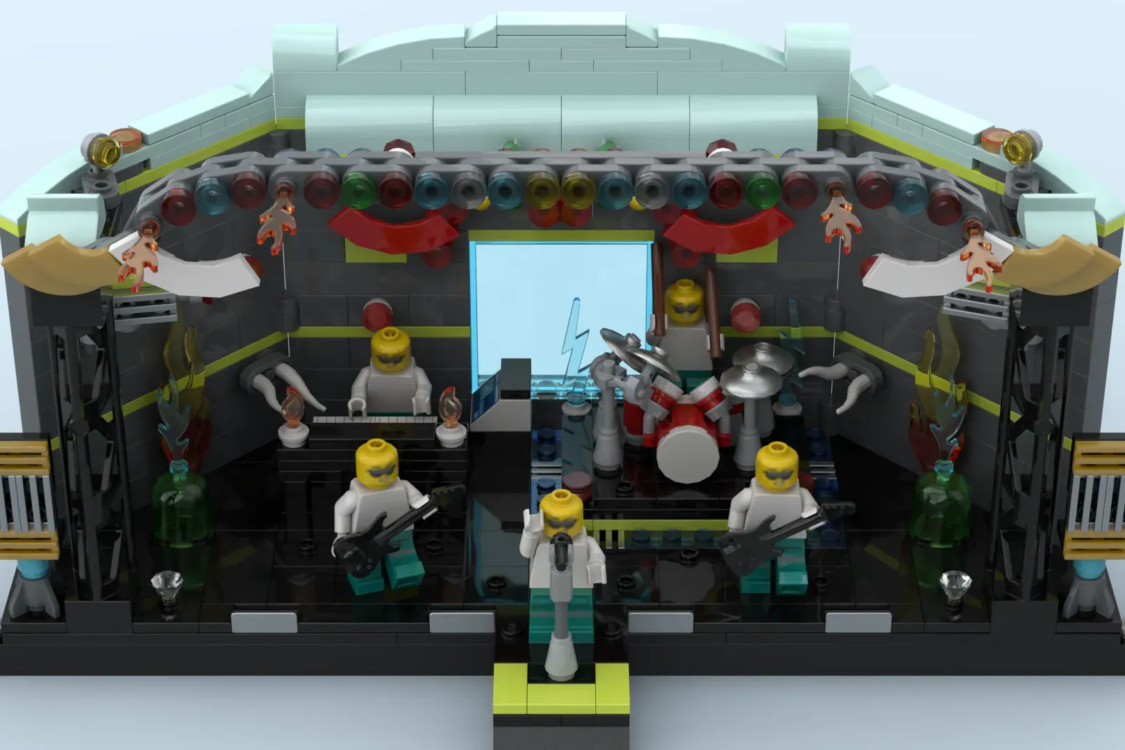Rock Band Set: Mysterious Noise Live on Stage | LEGO® Ideas