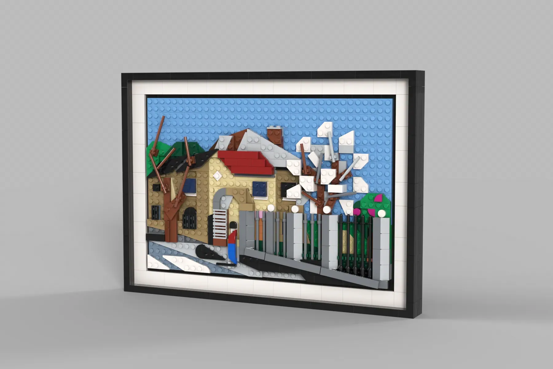 Framed Art - Early Spring in Shanghai | LEGO® Ideas