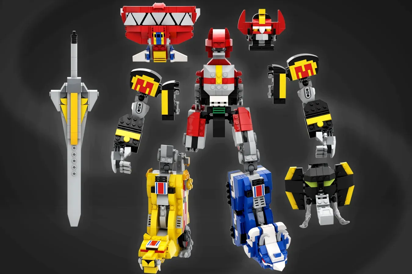 Go Go Power Rangers! Lego Megazord | LEGO® Ideas
