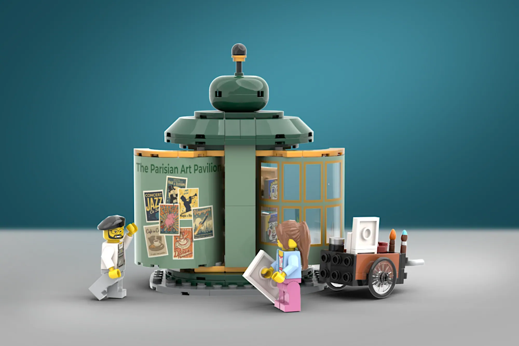 The Parisian Art Pavilion | LEGO® Ideas