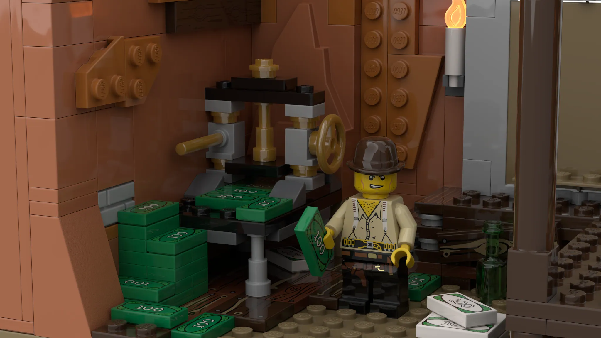 Red Rock Goldmine Hideout | LEGO® Ideas