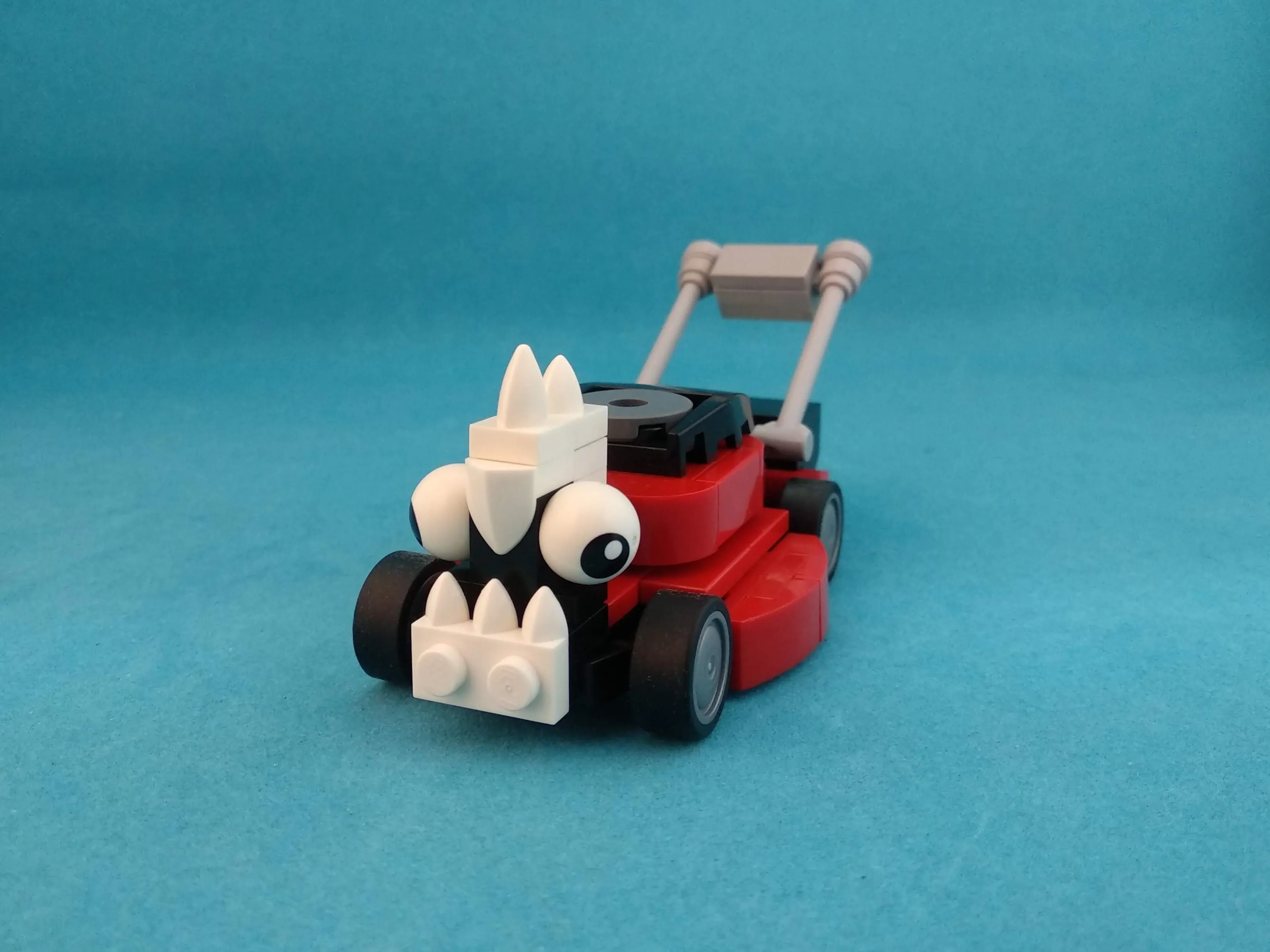 Monster Lawn Mower (with pull-back action) | LEGO® Ideas