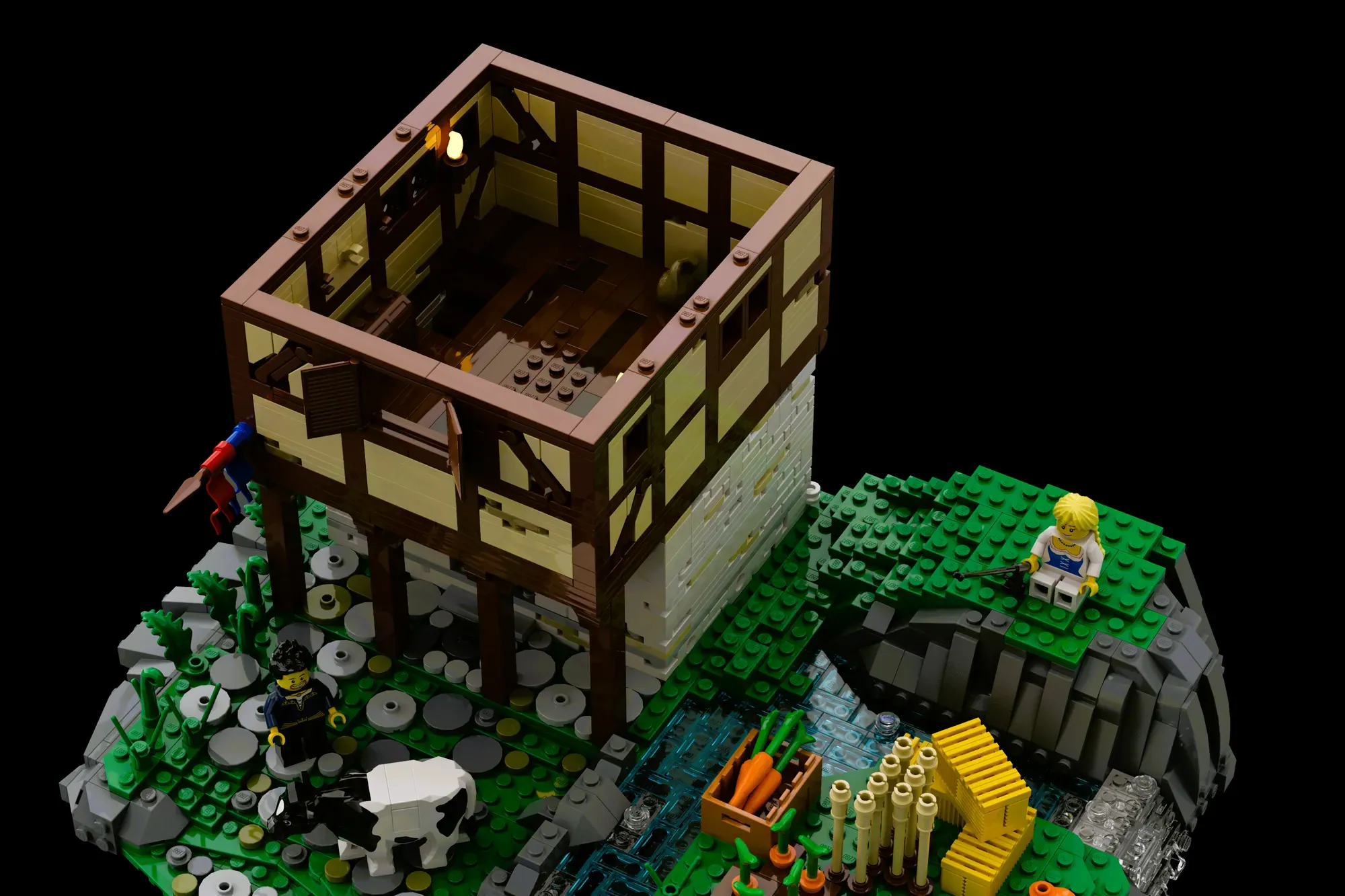 Medieval Farm on the River | LEGO® Ideas