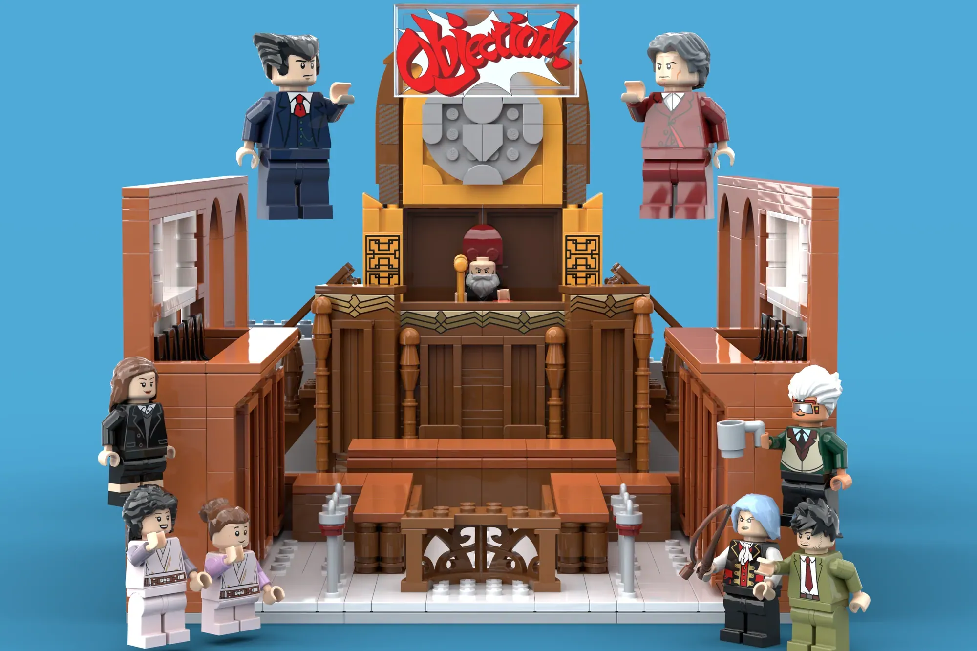 Ace Attorney - Courtroom | LEGO® Ideas