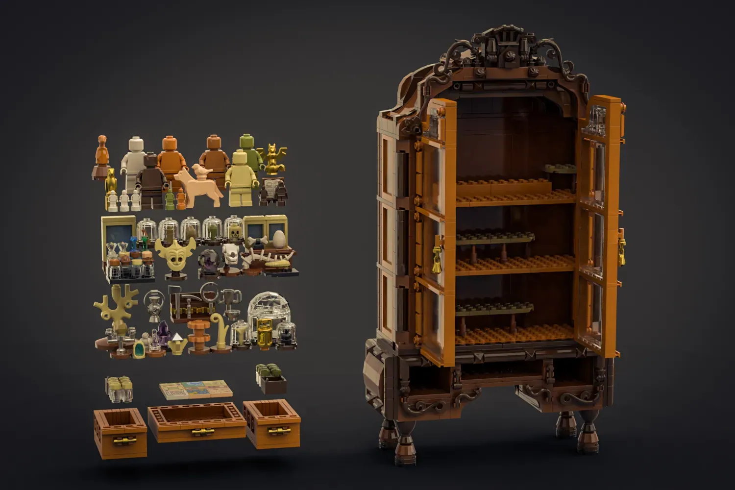 Antique Cabinet | LEGO® Ideas