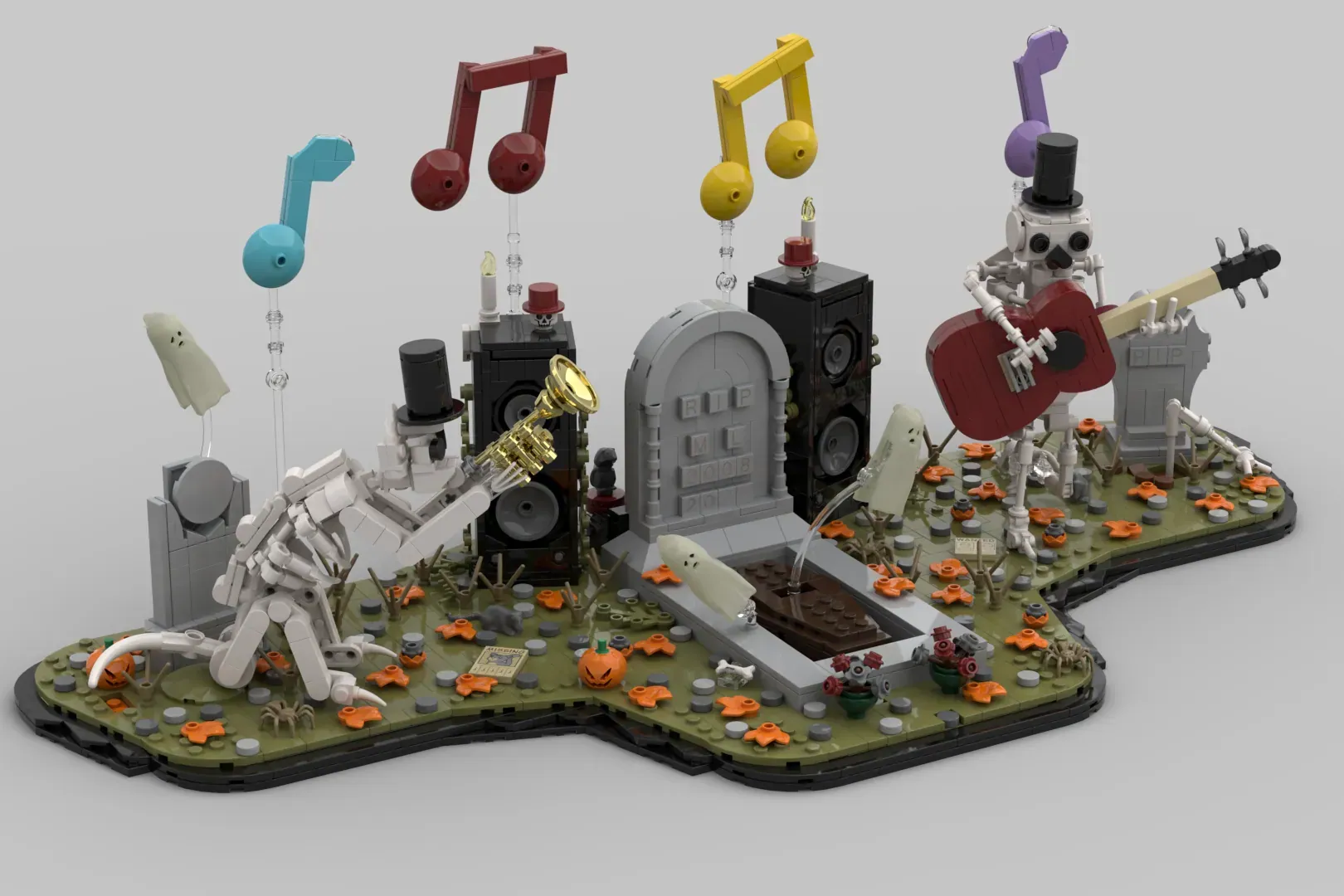 The Skeleton Concert ! | LEGO® Ideas
